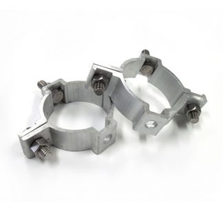 2 3/8” Round Post Sign Mounting Bracket Set – BC Site Service