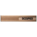 Vacant Occupied Slider Plate Door Sign 1 3/4″ x 10″ – BC Site Service