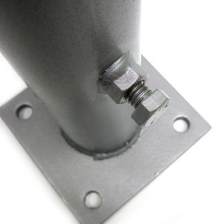 Standard 2 3/8” Bolt Down Sign Post Base – BC Site Service