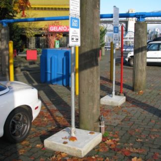 20″ x 20″ Concrete Sign Post Base – BC Site Service