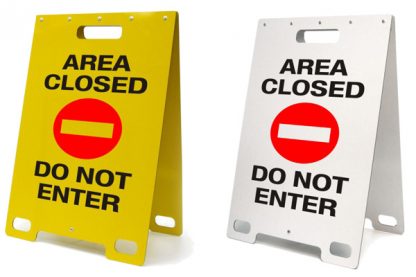 Portable A-Frame Sandwich Board Signs – BC Site Service