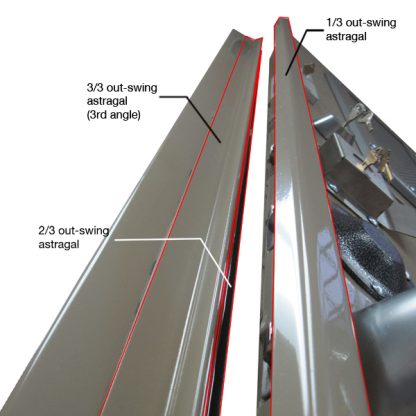 High Security Door Astragal – 3 Piece – BC Site Service