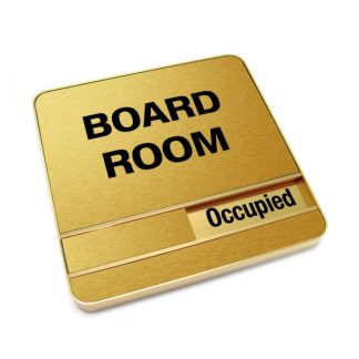 Board Room Door Plate Slider Sign 6″ x 6″ – BC Site Service