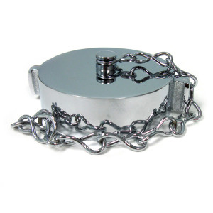 2 1/2″ Chrome Female Fire Hose Cap – BC Site Service