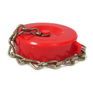 2 1/2″ Red Plastic Female Fire Hose Cap (pair of two) – BC Site Service
