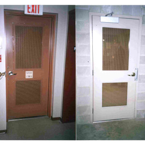 Perforated Door Window Protection Cover – BC Site Service