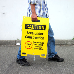 Caution Pressure Washing in Progress – Portable A-Frame Sign – BC Site ...
