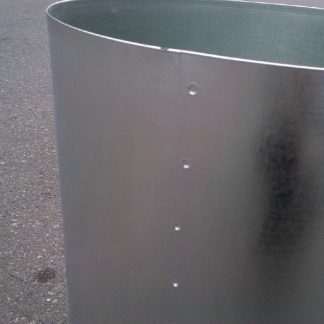 Custom Sized Galvanized Metal Liner for Garbage Cans – BC Site Service