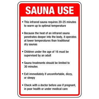 Sauna rules – BC Site Service