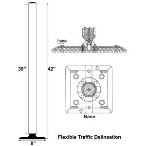 Large Reflective Hazard Markers – BC Site Service