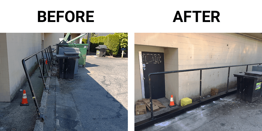 Custom Concrete Curb/Wall Repair Wraps – BC Site Service