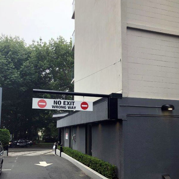 No Exit Sign 48″ x 8″ – BC Site Service